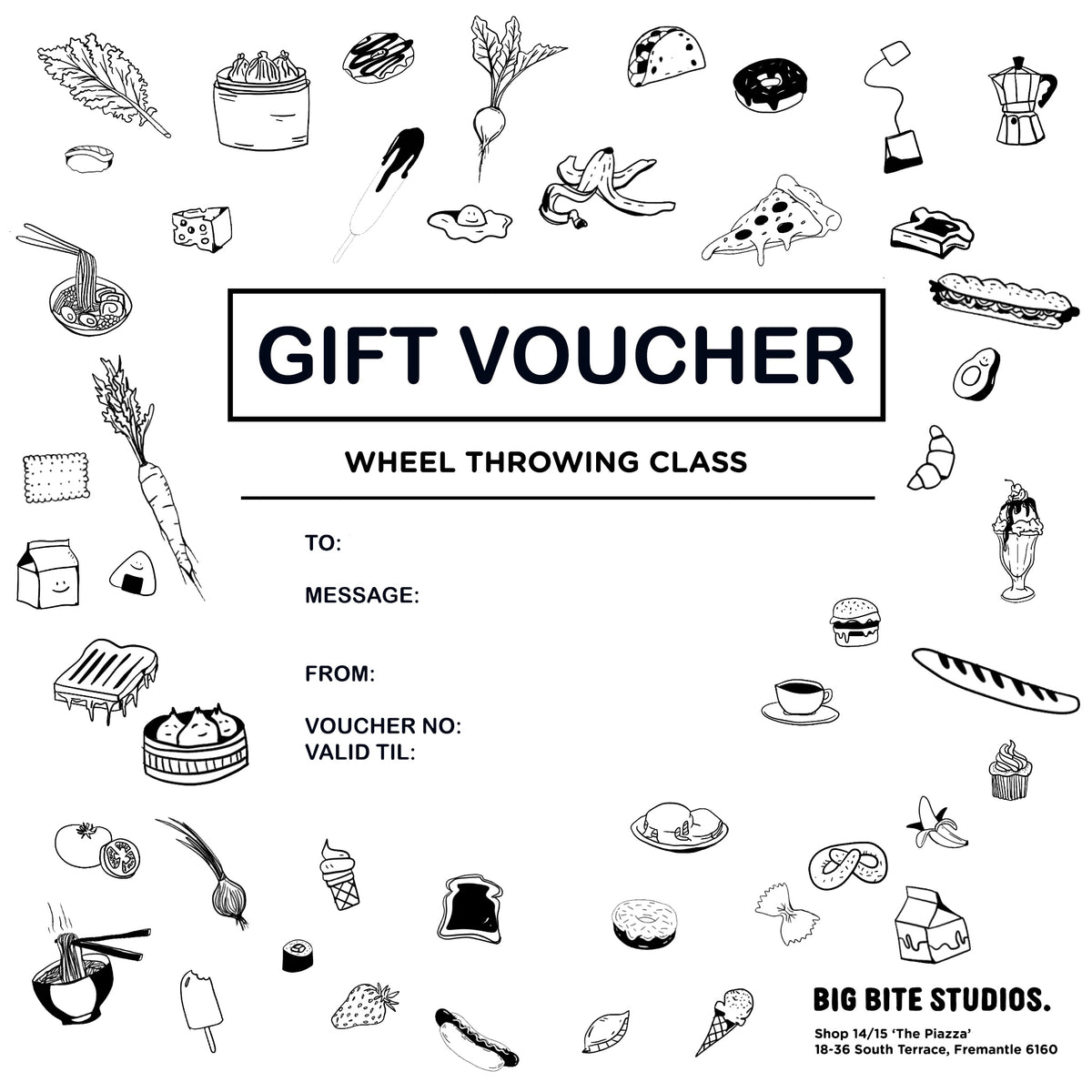 Wheel Throwing Class Gift Card – Big Bite Studios
